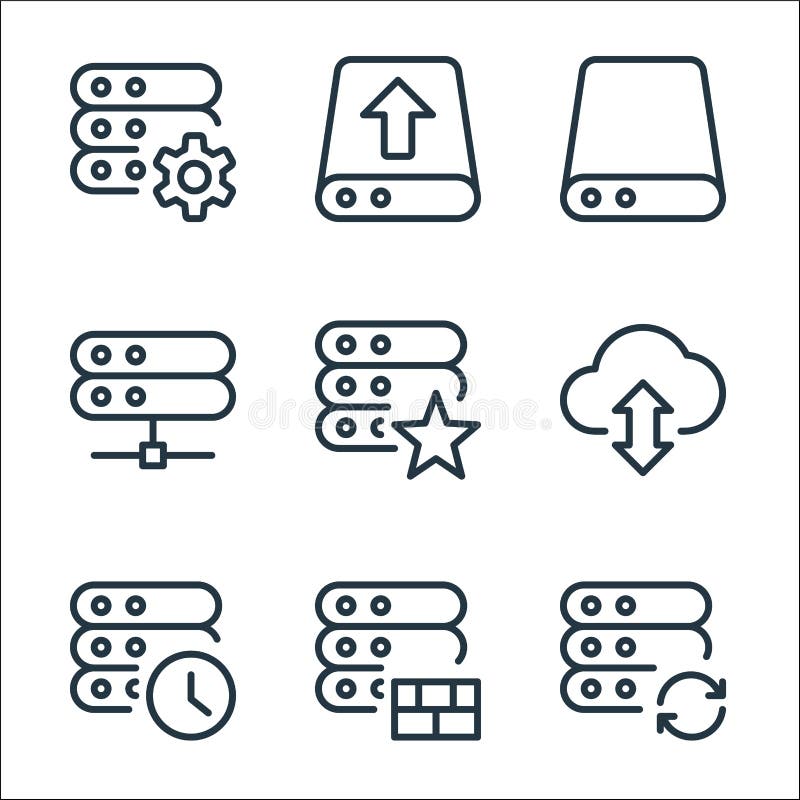 Network Icons Firewall Switch Stock Illustrations – 522 Network Icons ...