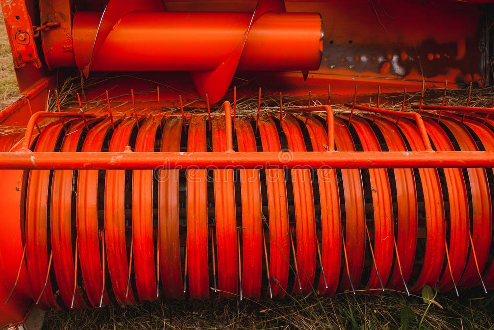 The Work of the Old Hay Press, the Work of the Press Close Up, Details ...