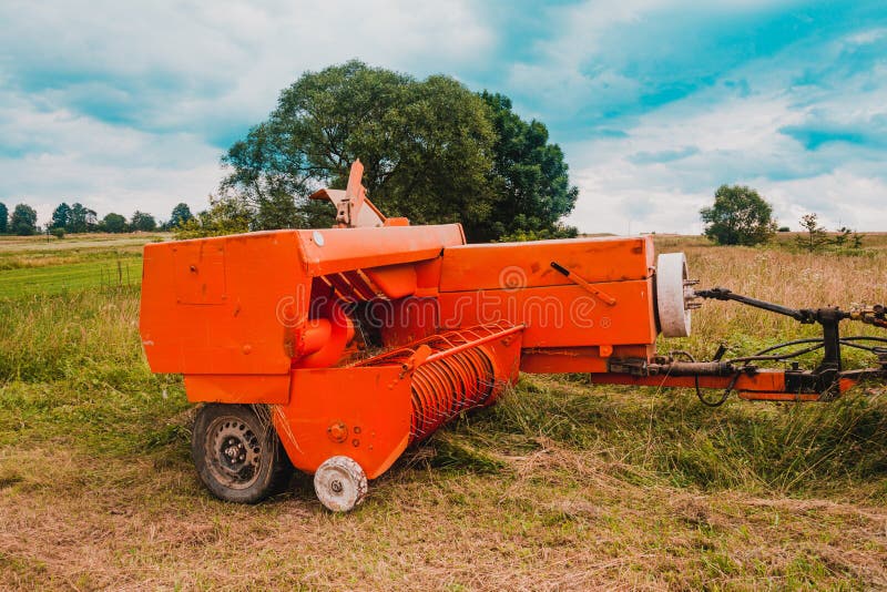 The Work of the Old Hay Press, the Work of the Press Close Up, Details ...