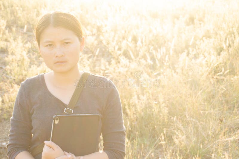 Work Outside the Office, Where You Can Work Stock Image - Image of ...