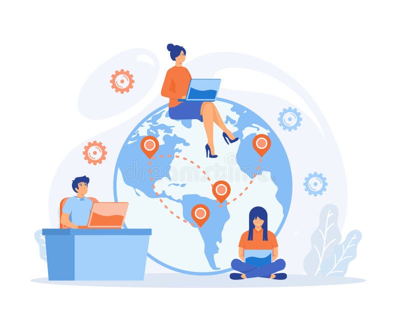 Process Telework Stock Illustrations – 141 Process Telework Stock ...