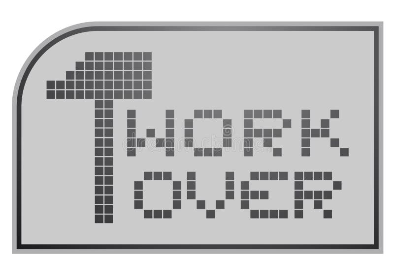 Work over stock vector. Illustration of settle, hard - 248293282