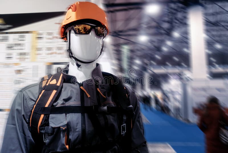 Work Overalls Dressed on a Mannequin Stock Photo - Image of caucasian ...