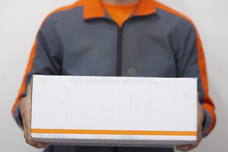 The Work of Parcel Delivery Personnel Stock Photo - Image of online, delivery: 301170036