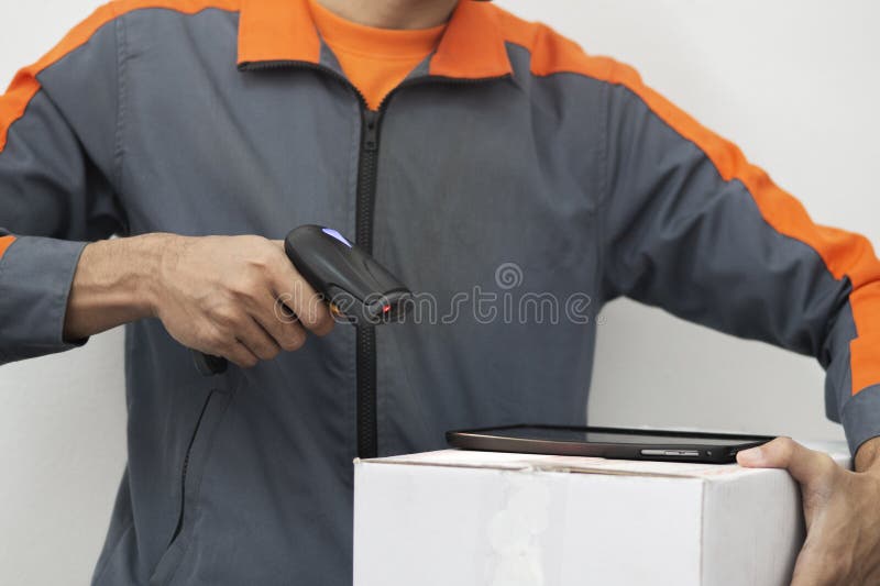 The Work of Parcel Delivery Personnel Stock Image - Image of express, marketing: 301170051