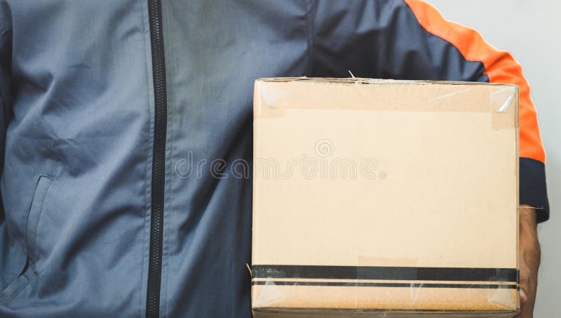 The Work of Parcel Delivery Personnel Stock Photo - Image of packer, courier: 310289954