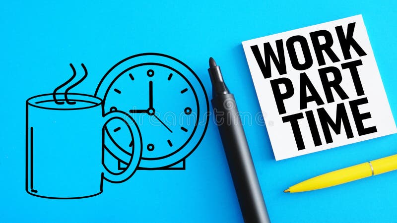 Work Part Time Shown Using Text Stock Photos - Free & Royalty-Free ...