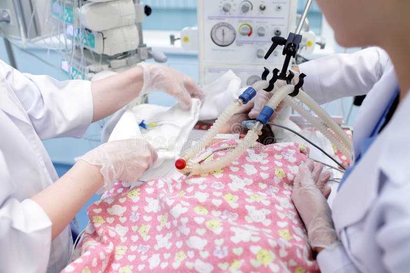 Work in pediatric ICU stock image. Image of baby, neonatal - 26660455