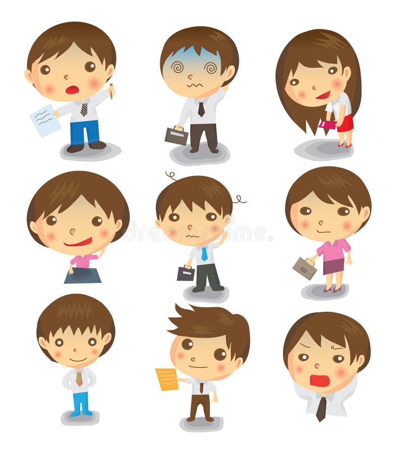 Work people icon stock vector. Illustration of cute, manager - 16794653