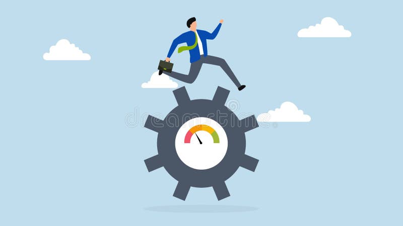 Work Performance Evaluation, 4k Animation of Ambitious Businessman ...