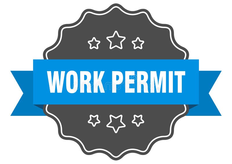 Work Permit Blue Stamp Stock Illustrations – 115 Work Permit Blue Stamp ...