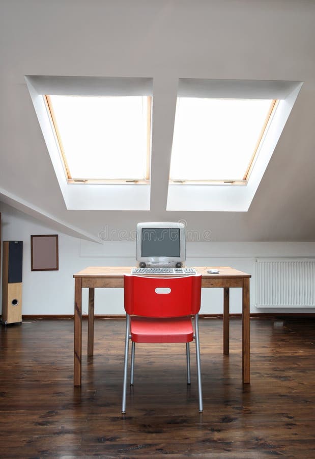 Work place stock image. Image of work, house, floor, interior - 3779685