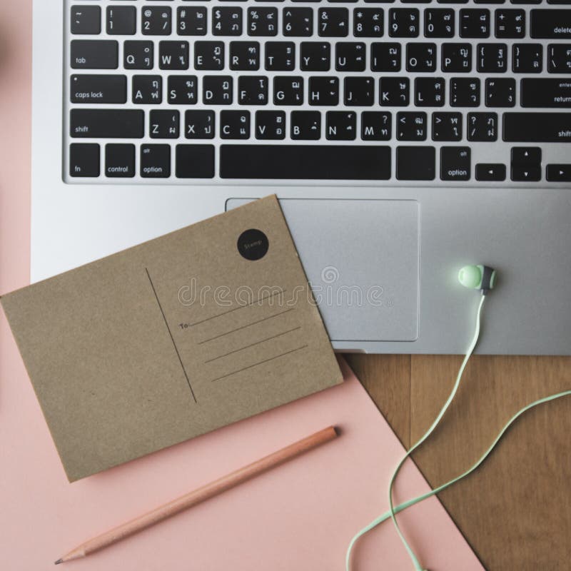 Work Place Digital Device Concept Stock Photo - Image of device ...