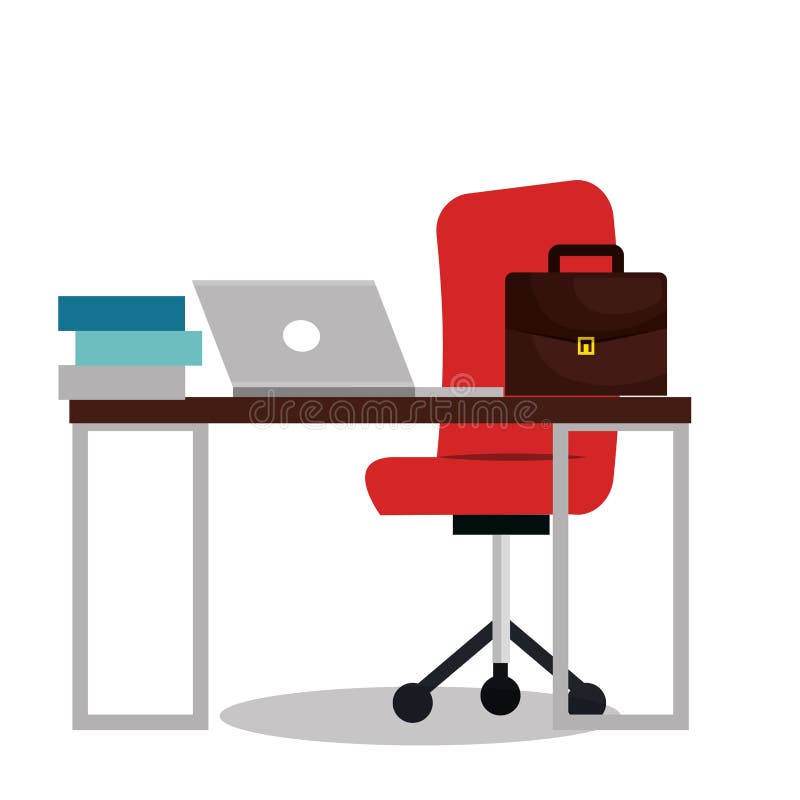 Work place office icon stock illustration. Illustration of business ...