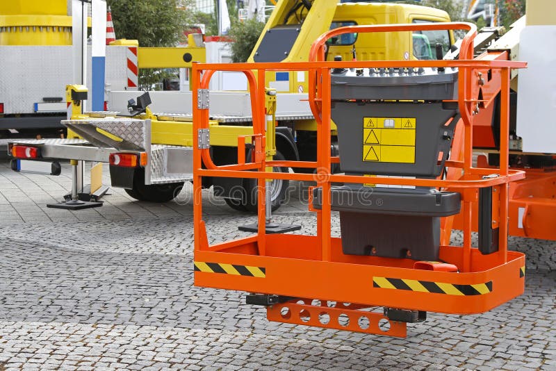 Industrial Elevated Crane Platform Stock Image - Image of concept, hall ...