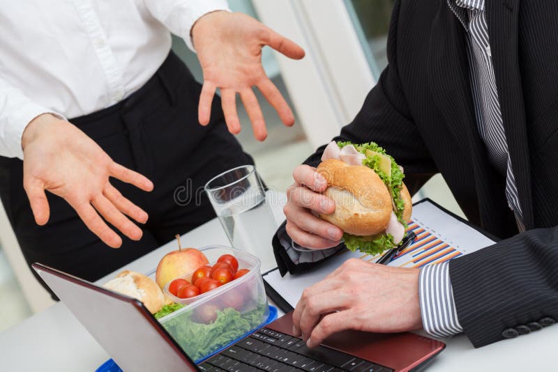 Stressed Woman Massaging Temples, Trying Control Work Pressure at ...