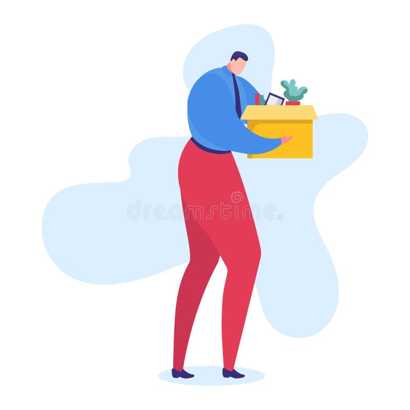 Work Problem Vector Illustration, Cartoon Flat Sad Manager Character ...