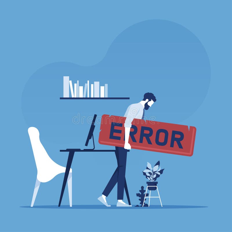 Work problems concept. stock vector. Illustration of tension - 283166972