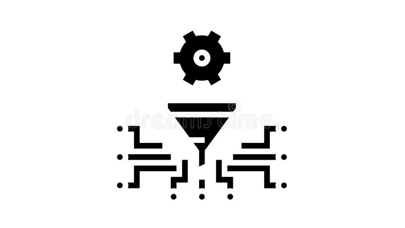 Work Process Tooth Braces Glyph Icon Animation Stock Footage - Video of ...