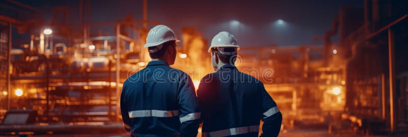 Work Process in a Workshop, an Engineer and a Worker Solving Production ...