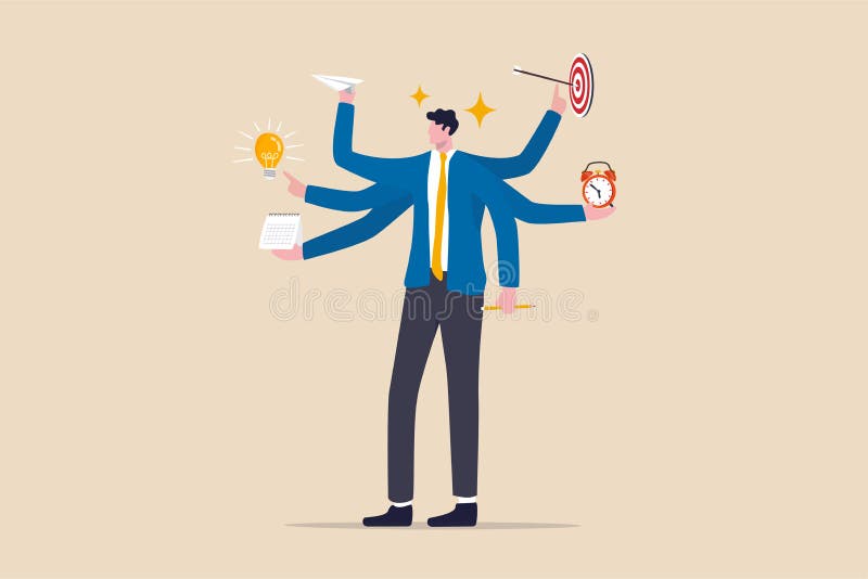 Work Productivity and Efficiency, Business Idea, Multitasking and ...