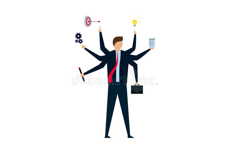 Work Productivity and Efficiency, Business Idea, Multitasking and ...