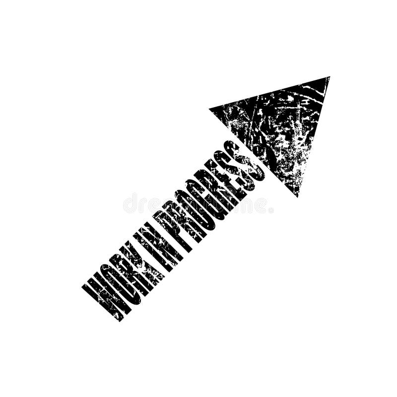 Progress Arrow Jumps Over Perfection Move Forward Improve Stock ...