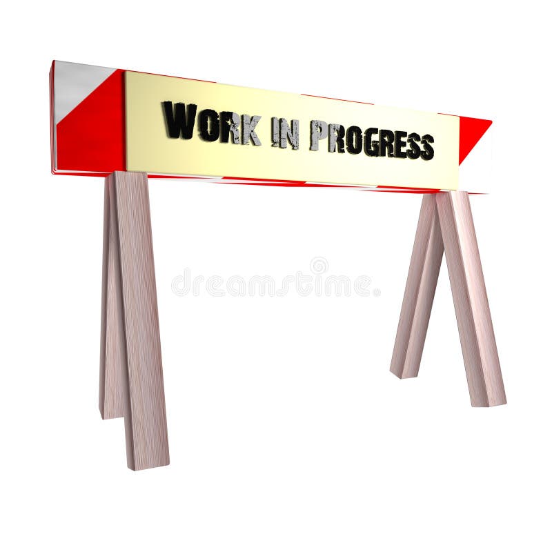 Work in progress stock illustration. Illustration of black - 62090754
