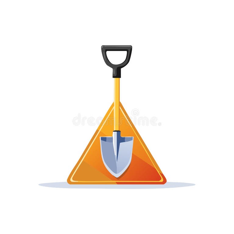 Shovel Triangle Stock Illustrations – 527 Shovel Triangle Stock ...