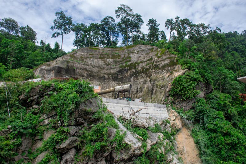 Work in Progress for Tube Rail Project in Tista Stock Photo - Image of ...