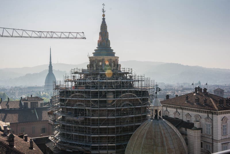 Work in progress in Turin stock image. Image of progress - 45425155