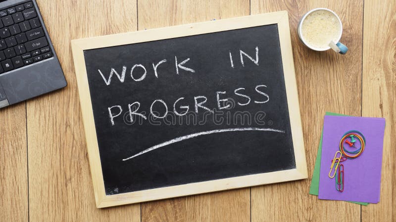 Work in progress stock photo. Image of symbol, abstract - 41958294