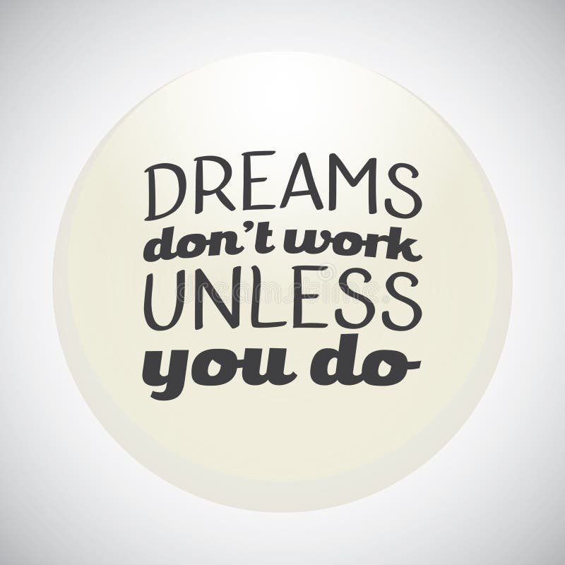 Work Quote Design. Vector Illustration Decorative Design Stock Vector ...