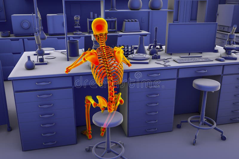 Work-related Musculoskeletal Disorders in Laboratory Workers, 3D ...