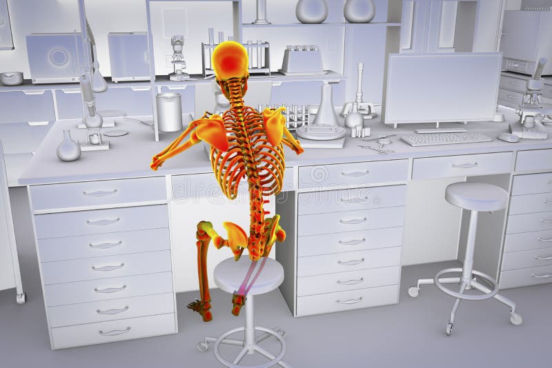 Work-related Musculoskeletal Disorders in Laboratory Workers, 3D ...