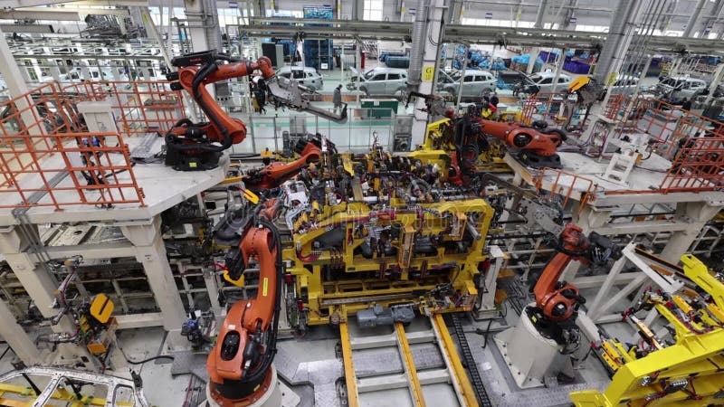 Enterprise for the Production of Cardboard Containers. Stock Footage ...