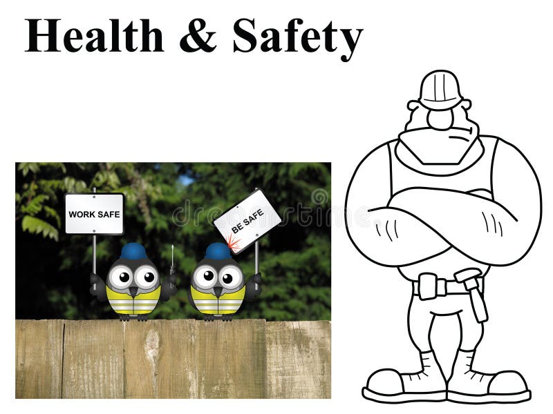 Work safe be safe stock illustration. Illustration of construction ...