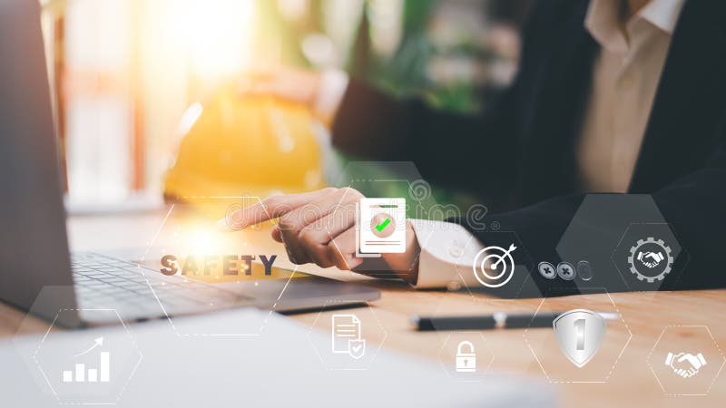 Work Safety Concept ,safety Care from an Accident ,prevention of ...