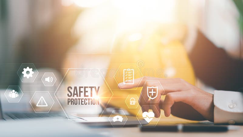 Work Safety Concept ,safety Care from an Accident ,prevention of ...
