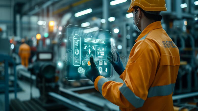 Work Safety Concept. Regulations and Standard in Industry. Working ...