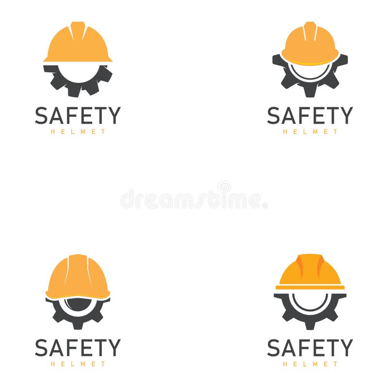 Work Safety Helmet Gear Design Vector Illustration Icon Stock Vector ...