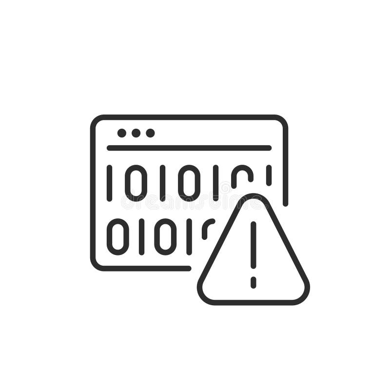 Work Safety Icon a Symbol Representing Data Collection and Alert ...