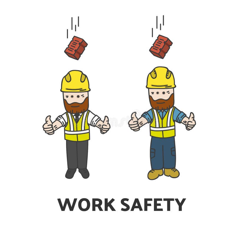 Work safety illustration stock vector. Illustration of protection ...