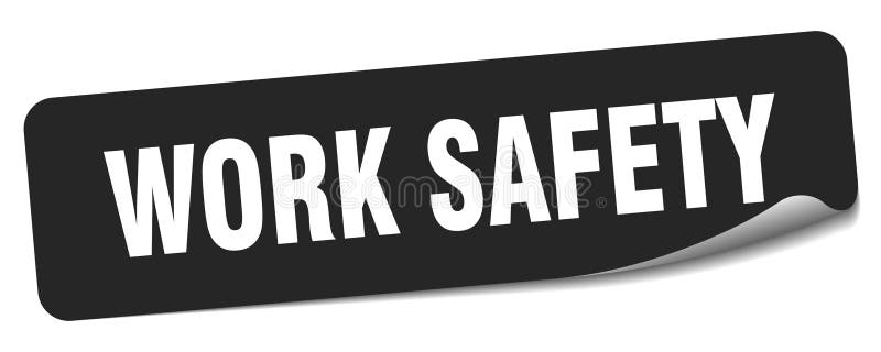 Safety Sticker. Safety Sign on Transparent Background Stock Vector ...