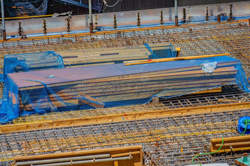 Work Scene of Construction Site Stock Photo - Image of sheets, fans ...
