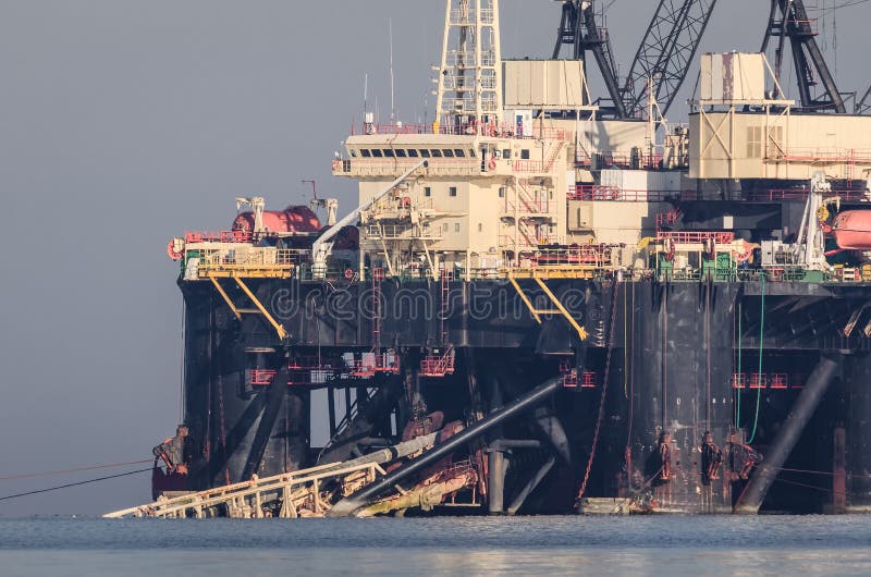 Pipe layer platform stock photo. Image of crane, baltic - 230164766