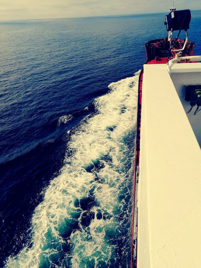 Work in the Sea on the Oil Tanker Stock Image - Image of water, tanker ...