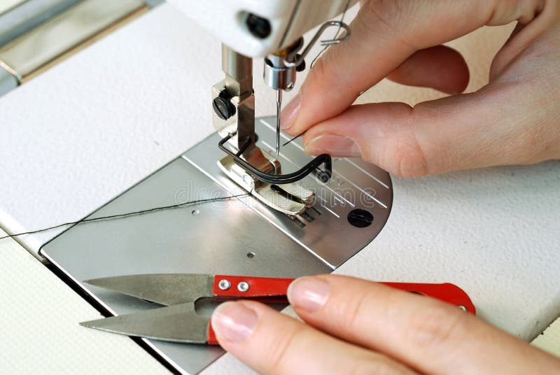 Work in sewing shop stock photo. Image of needle, metal - 4402058