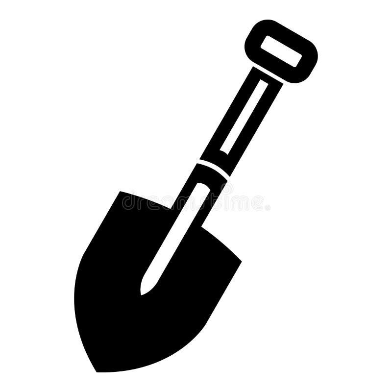 Work Shovel Icon, Simple Style Stock Vector - Illustration of isolated ...
