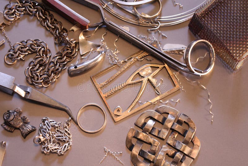Jewelry and tools stock image. Image of craft, accessory - 18016087
